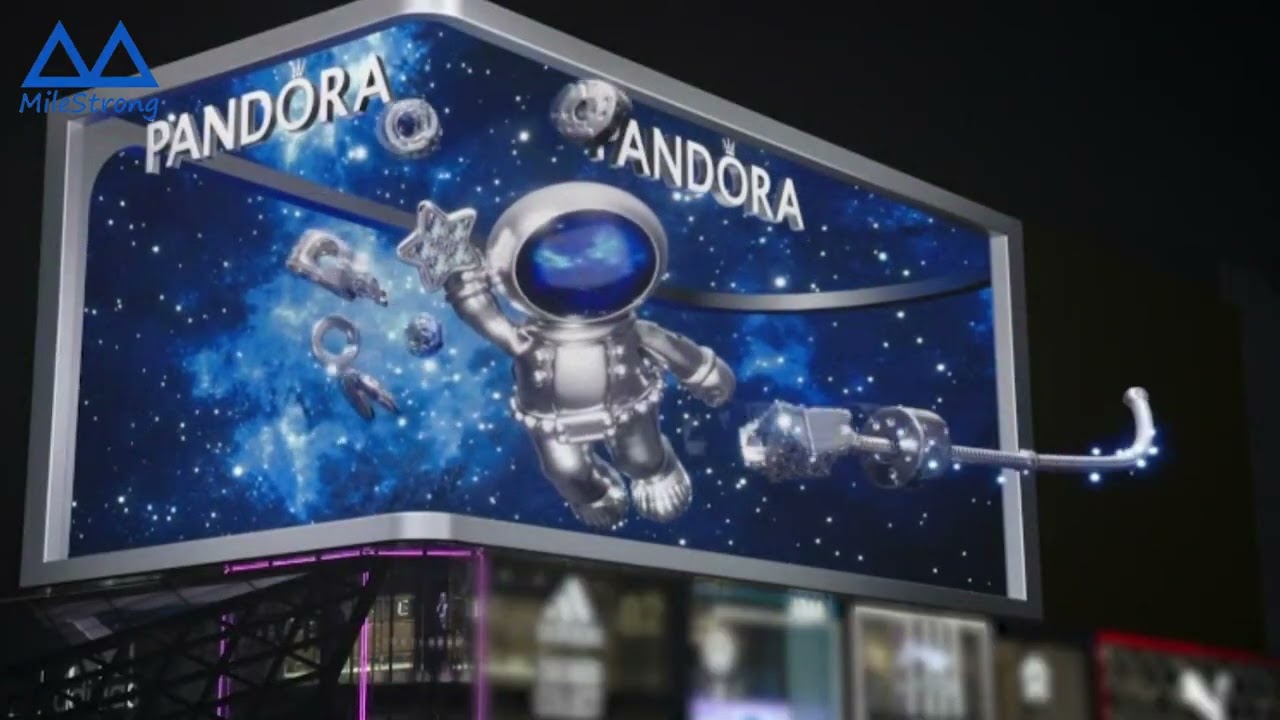 Milestrong 3D Outdoor Advertising LED Display Screen LED Digital ...