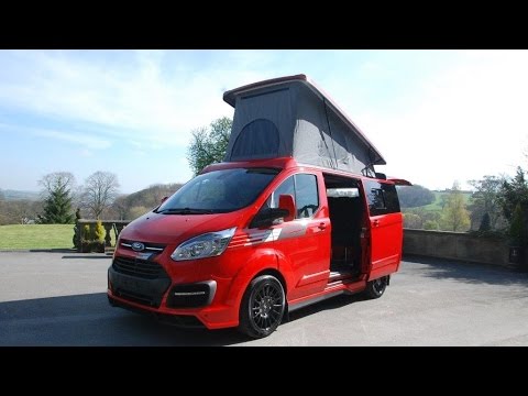 M-Sport Rosso camper van based on Ford Transit - YouTube