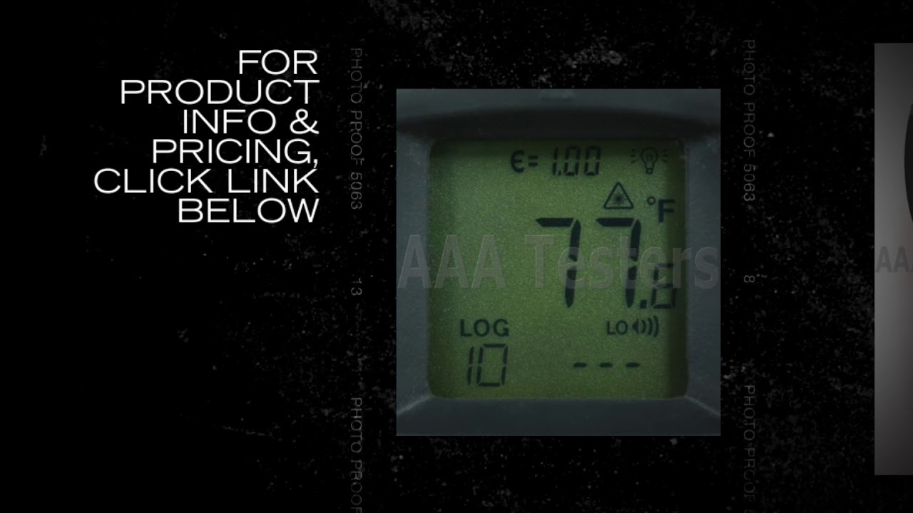 Fluke 68-IS Handheld Infrared Thermometer - YouTube