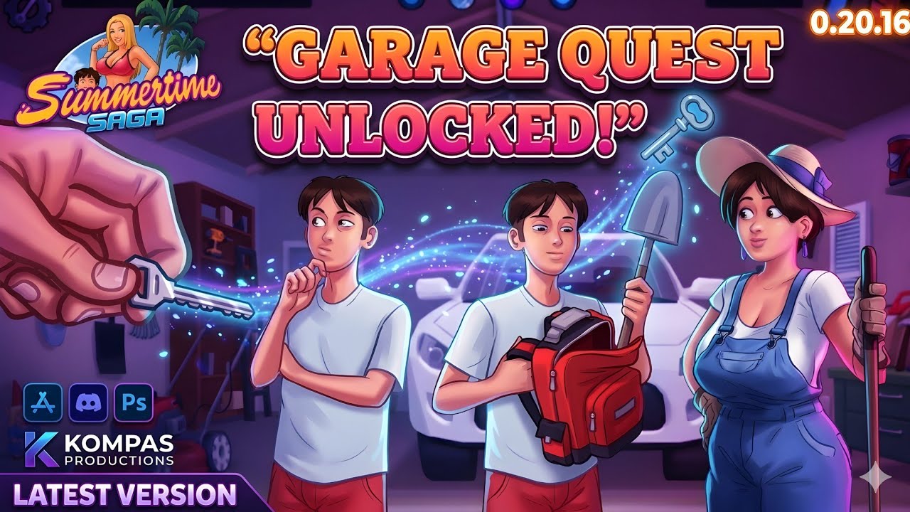 Where to Get the Garage Key in Summertime Saga | Latest Update - YouTube