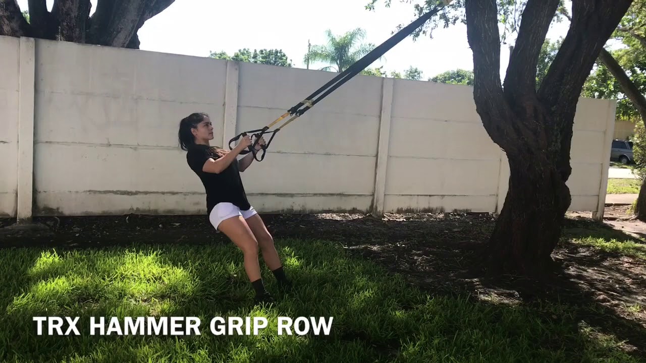 TRX HAMMER GRIP ROW - YouTube