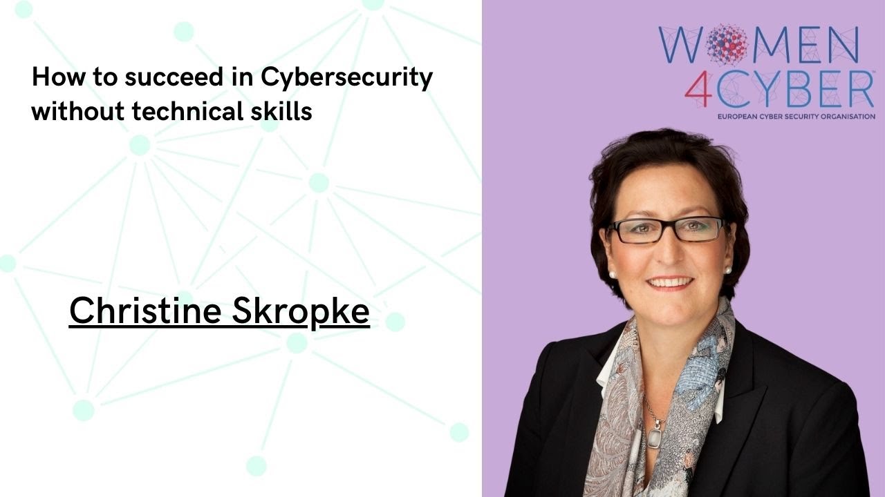 How to succeed in cybersecurity without technical skills 🟣 Christine ...
