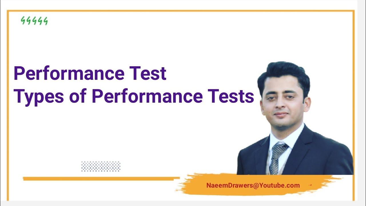 Performance Test and its types - YouTube