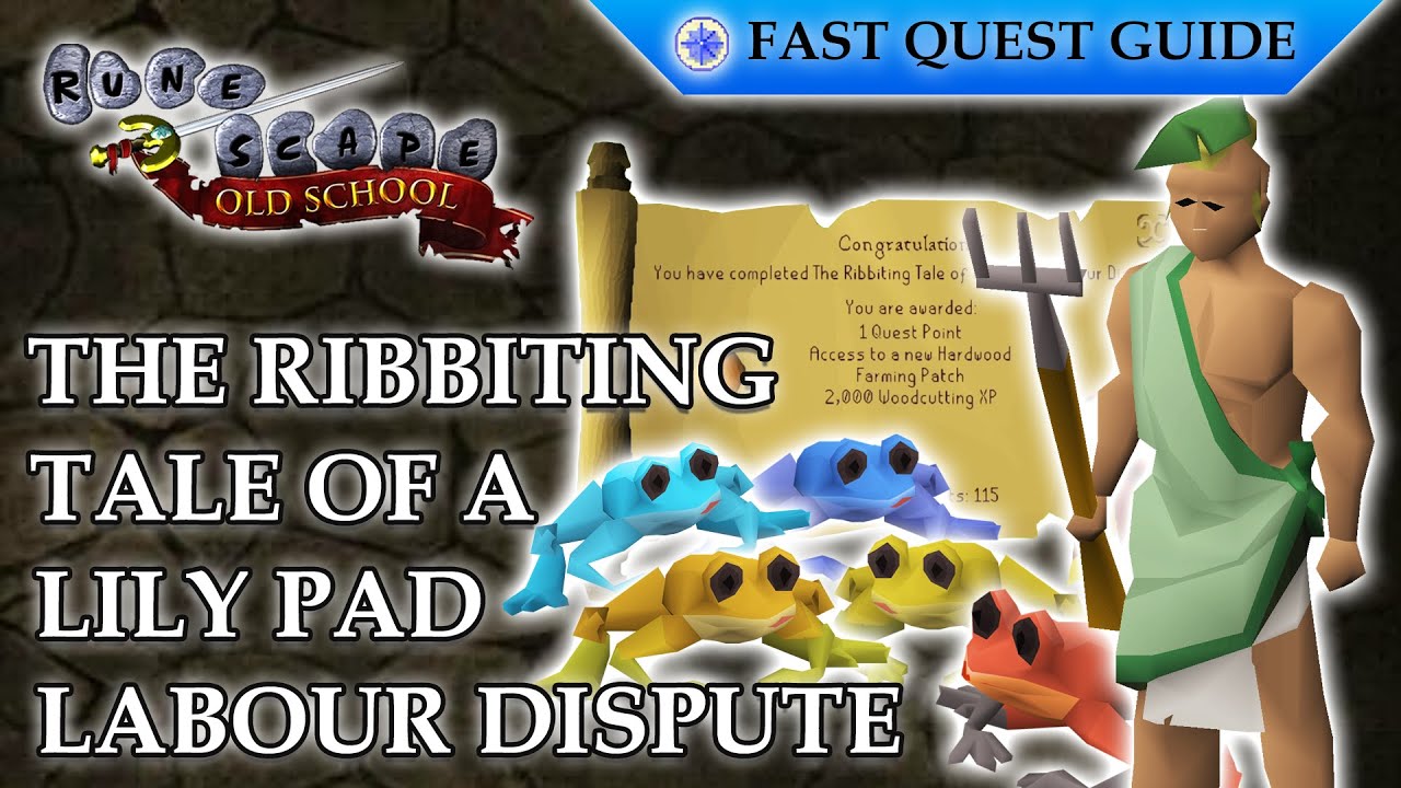 The Ribbiting Tale of a Lily Pad Labour Dispute Quest | OSRS Quality ...