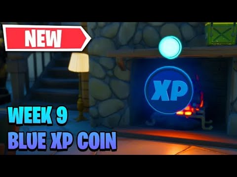 Week 9 Blue XP Coins (All Locations) - Fortnite Season 5 - YouTube