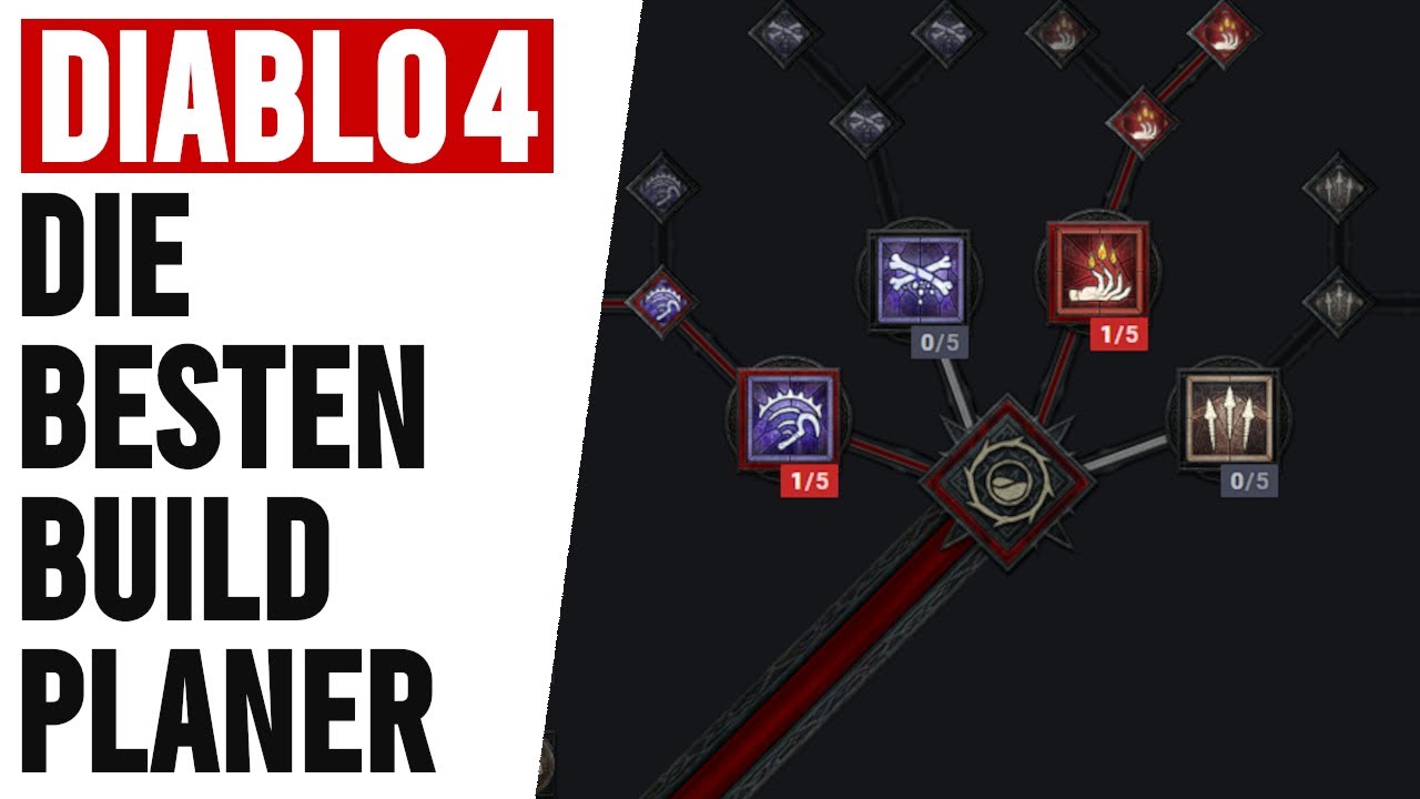 DIABLO 4 - Charakter BUILD PLANER Tools: DAS sind die BESTEN! - YouTube