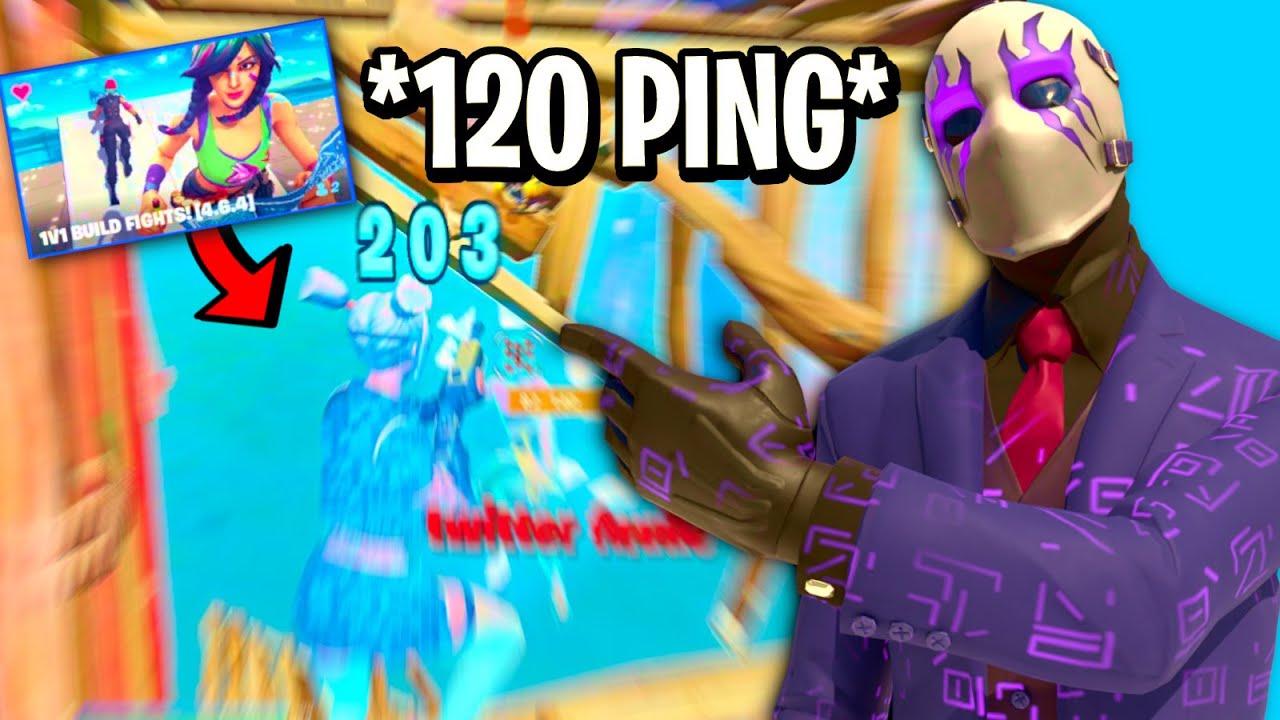Fastest Editor🗺️ on 120 Ping vs 0 Ping Players in Fortnite! - YouTube