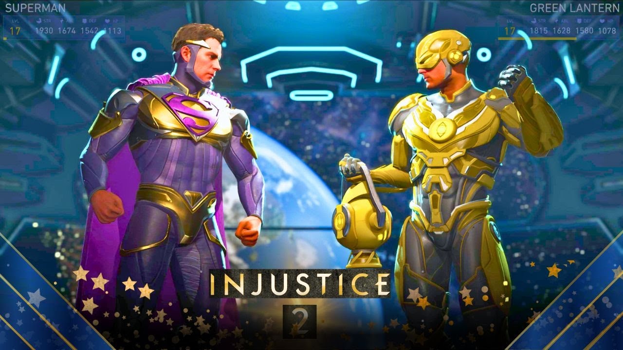 Injustice 2 - Superman Vs. Yellow Lantern - YouTube