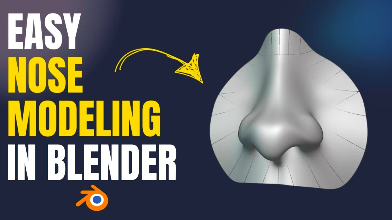 How to Model a REALISTIC Nose in Blender - YouTube