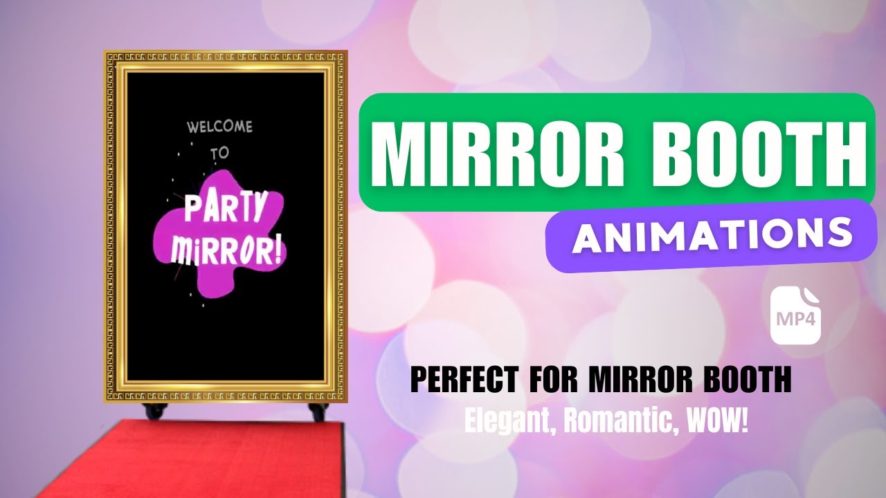 Mirror Photo Booth Animations (Magic Mirror) - YouTube