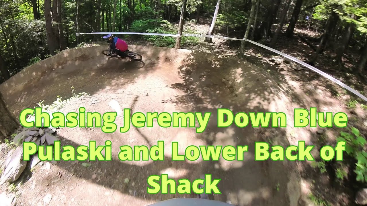 Chasing Jeremy Down Blue Pulaski and Lower Back of Shack - YouTube