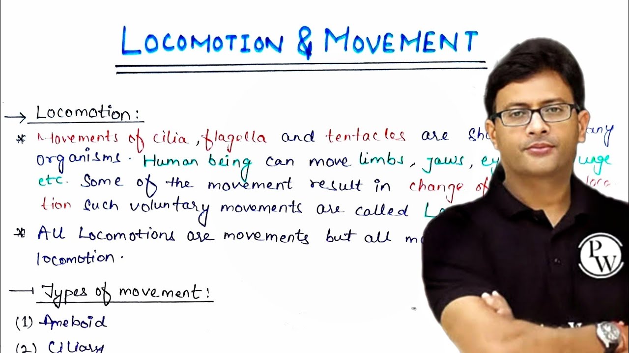 Locomotion and movement | Manish Dubey sir | Handwritten notes | class ...