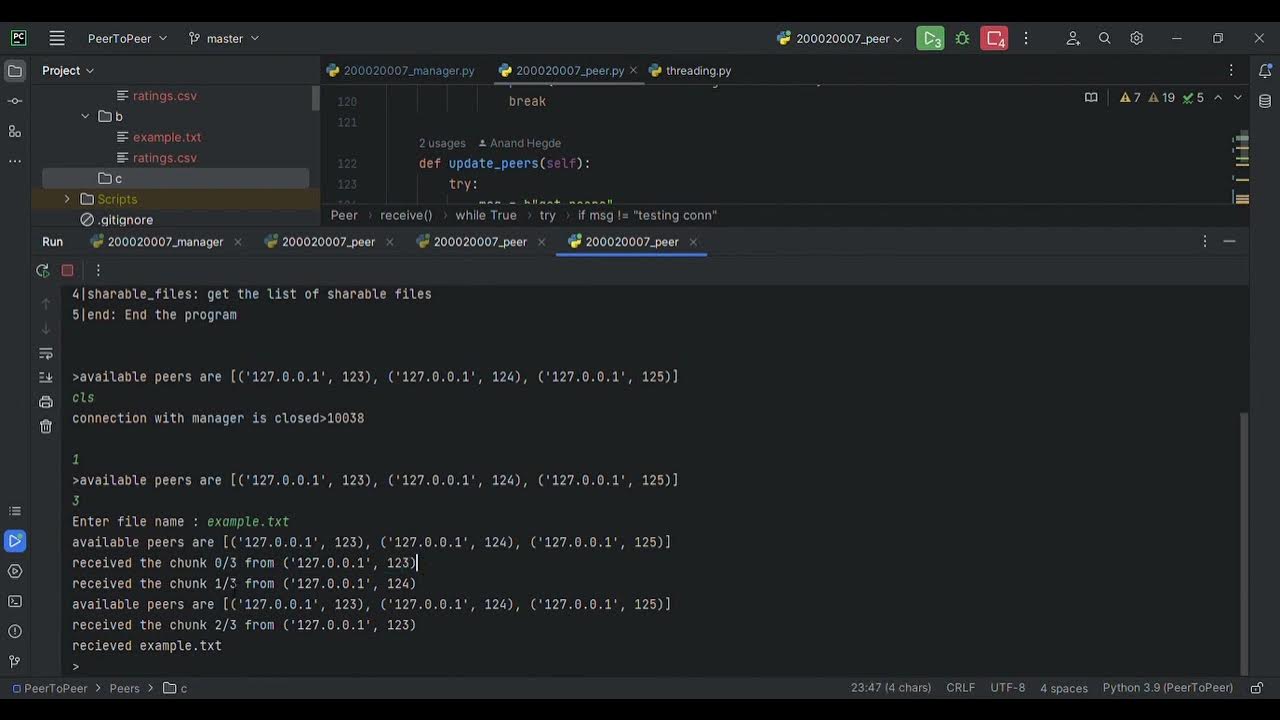 Peer to Peer file sharing - YouTube