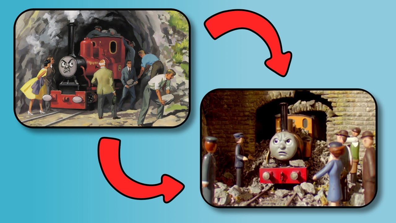 Railway Series Illustrations vs Thomas and Friends TV Series Clips #4 ...