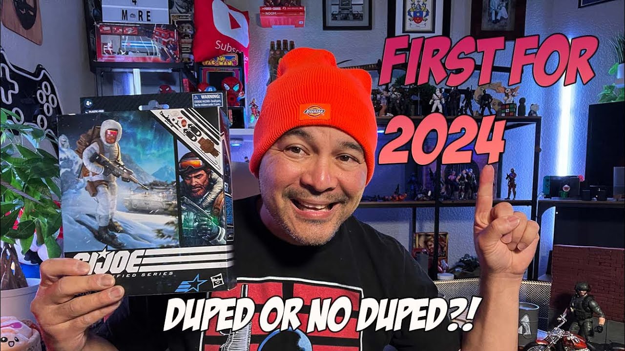 First unboxing action figure for 2024!! | GI Joe Classifieds Snow Job ...
