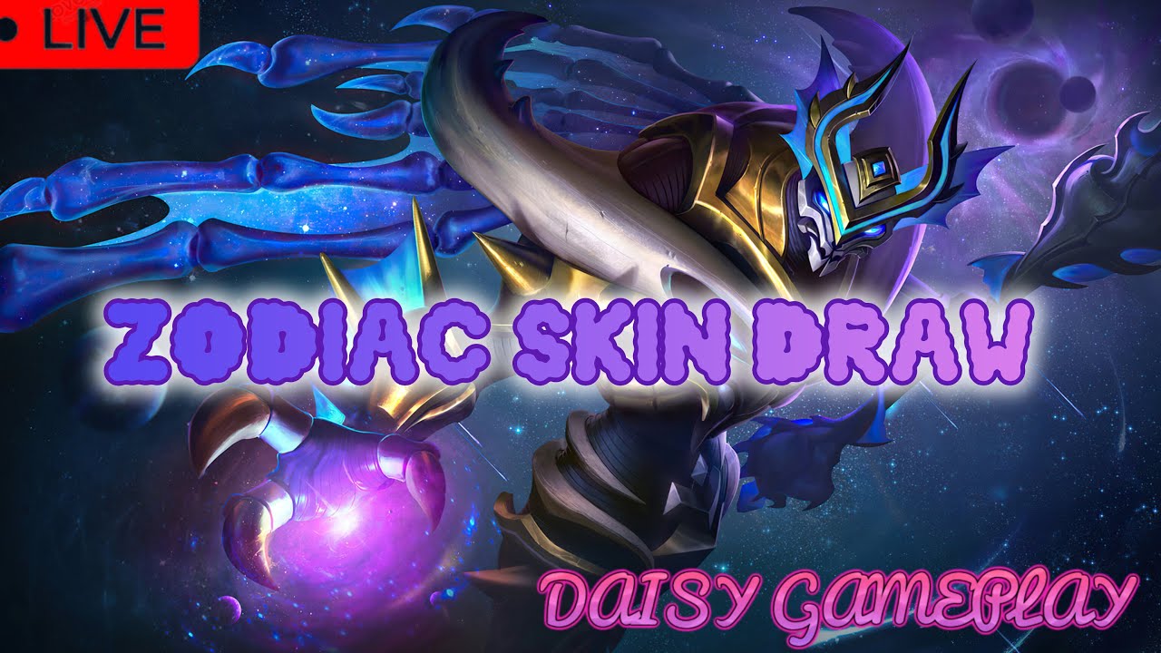 Zhask Zodiac Skin draw + New hero Zhuxin || MLBB GAMEPLAY LIVE 🔴 #mlbb ...