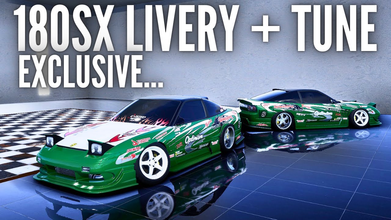 *EXCLUSIVE* 180SX Livery + Drift Tune | CarX Drift Racing Online - YouTube