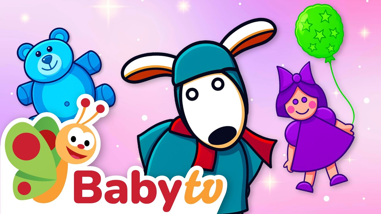Toys with Louie 🧸 | Learn First Words for Toddlers | BabyTV - YouTube