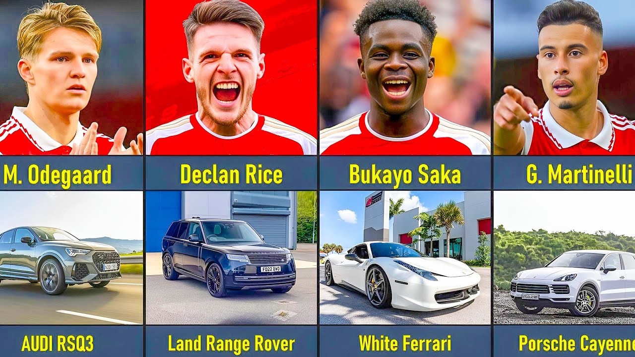 Arsenal Players And Their Favourite Cars - YouTube