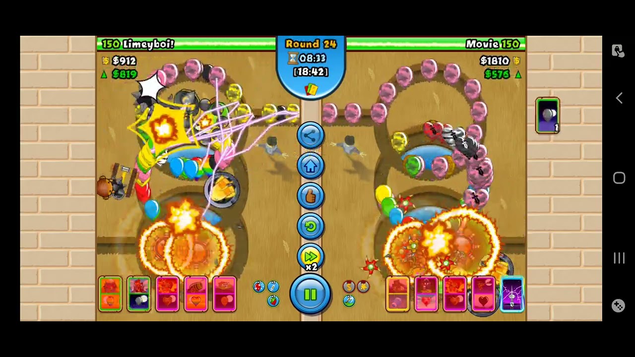 BTD Battles - Card Battle Match 1 - YouTube