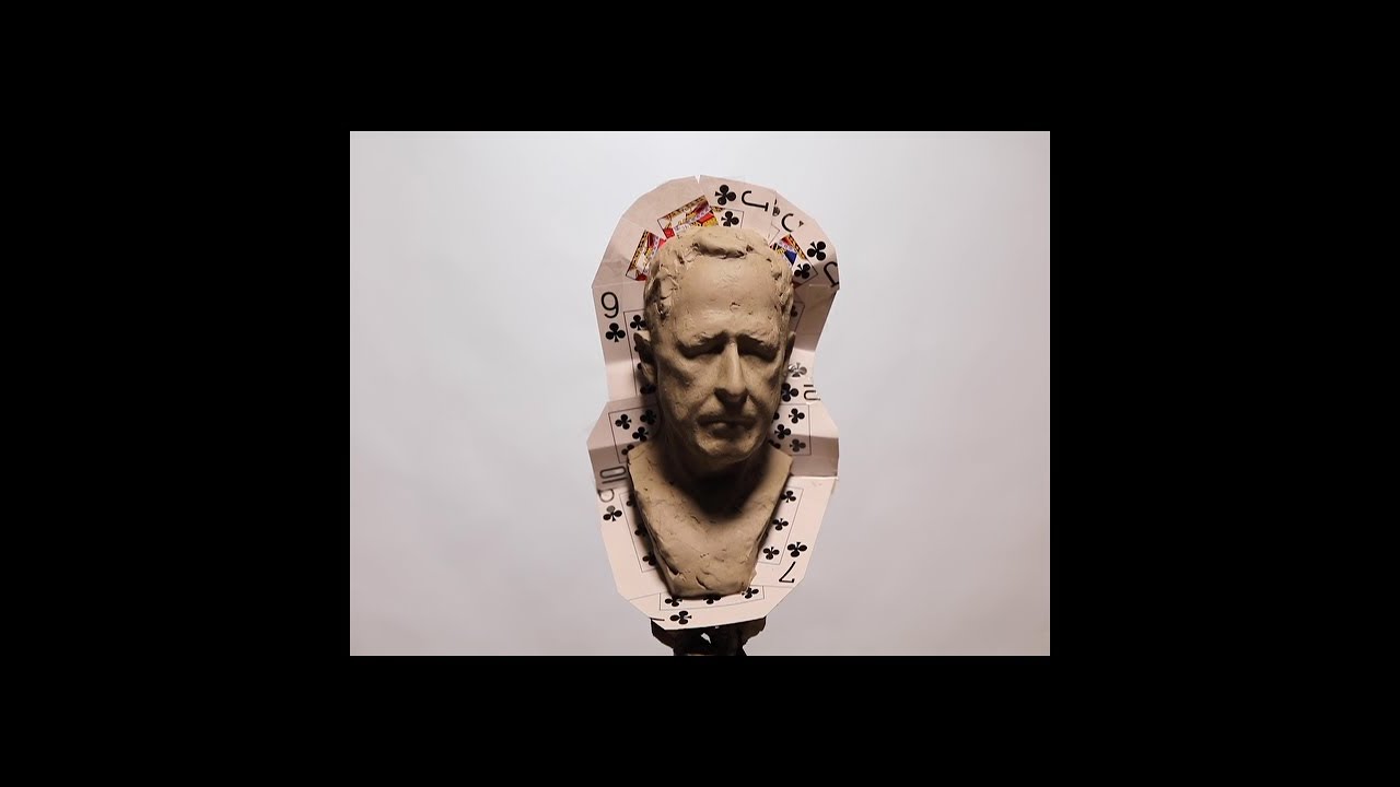 Waste Mold in Plaster of a Small Portrait Sculpture - YouTube