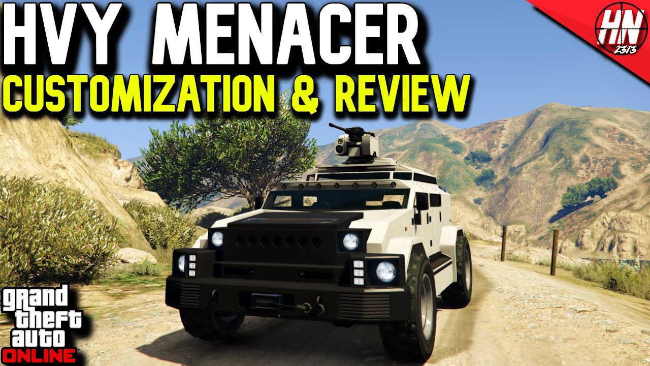 HVY Menacer Customization & Review | GTA Online - YouTube