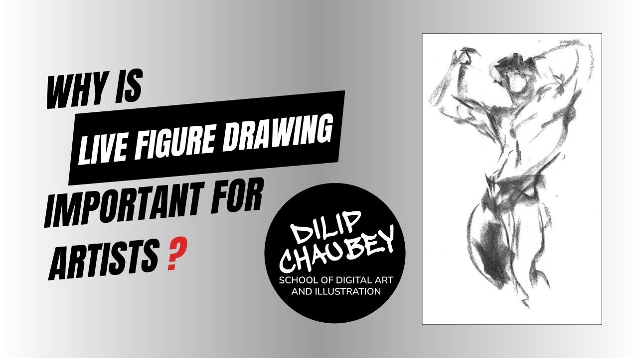 Live Figure Drawing Session | Model | Dilip Chaubey - YouTube