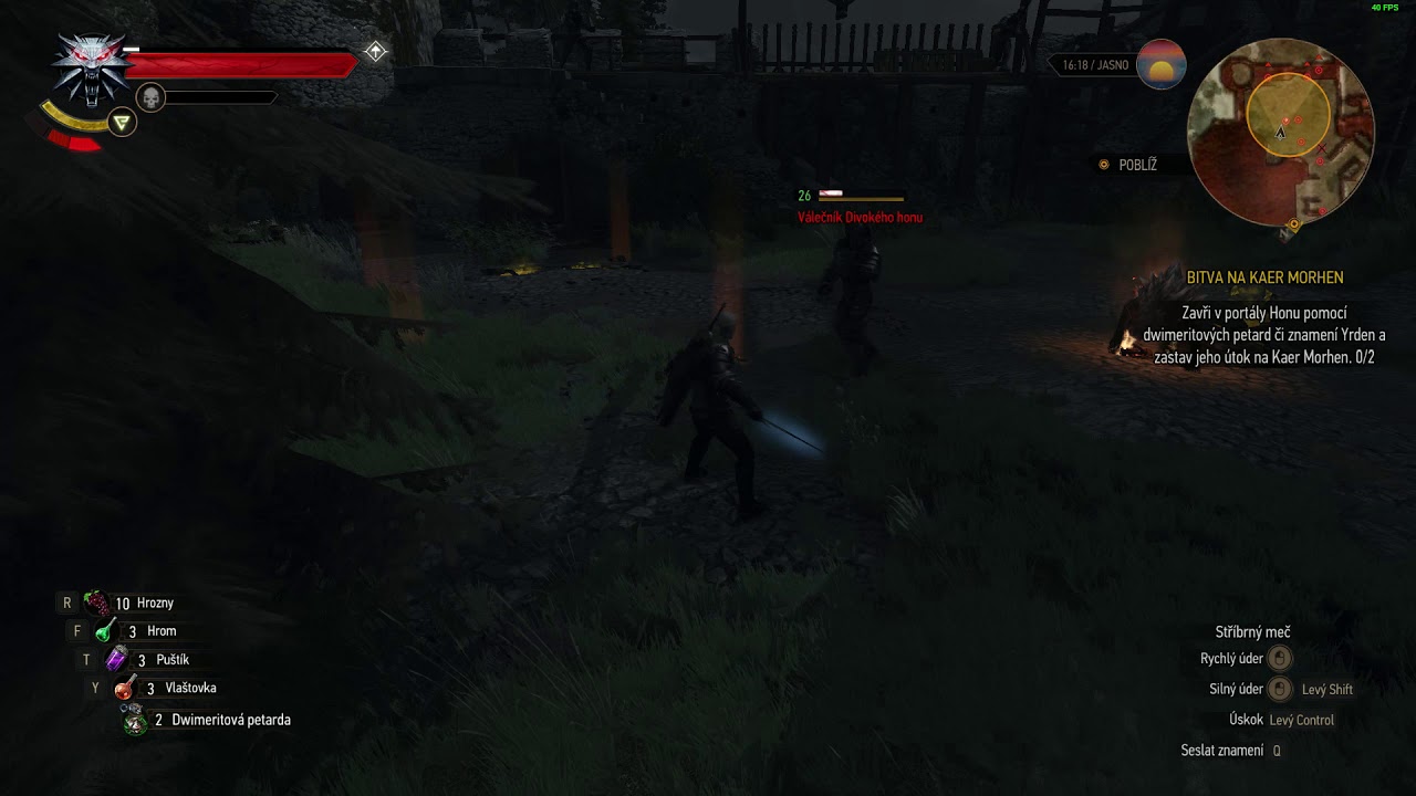 The Witcher 3: Wild Hunt | Hjalmar jumps into Wild Hunt portal - YouTube