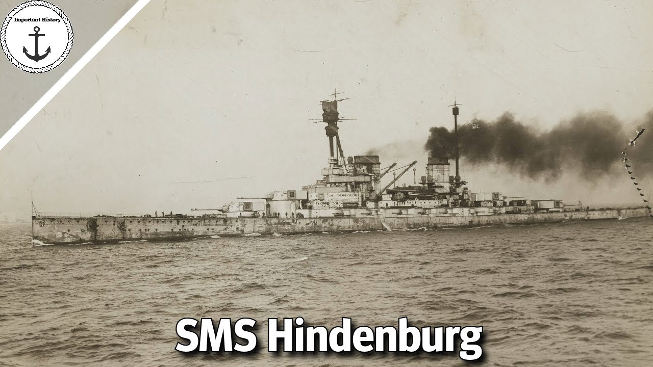 SMS Hindenburg: Germany's Last Battlecruiser - YouTube