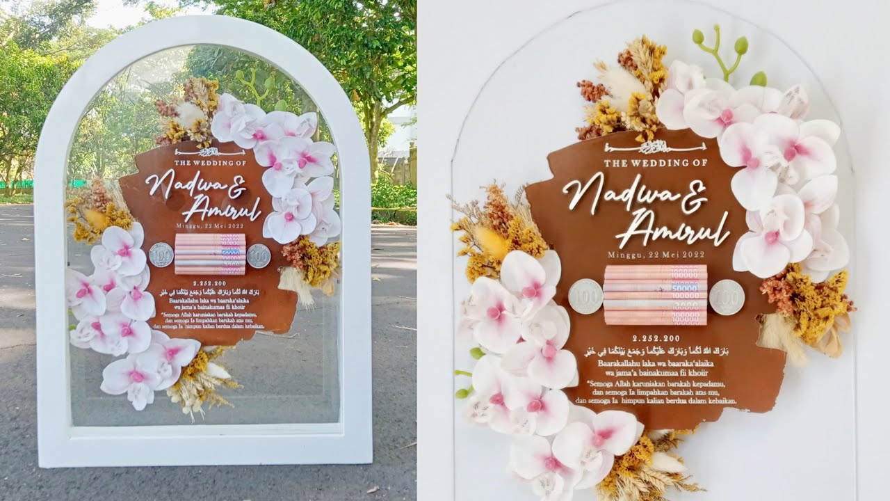 Cara Menghias Mahar Akrilik Kekinian - YouTube