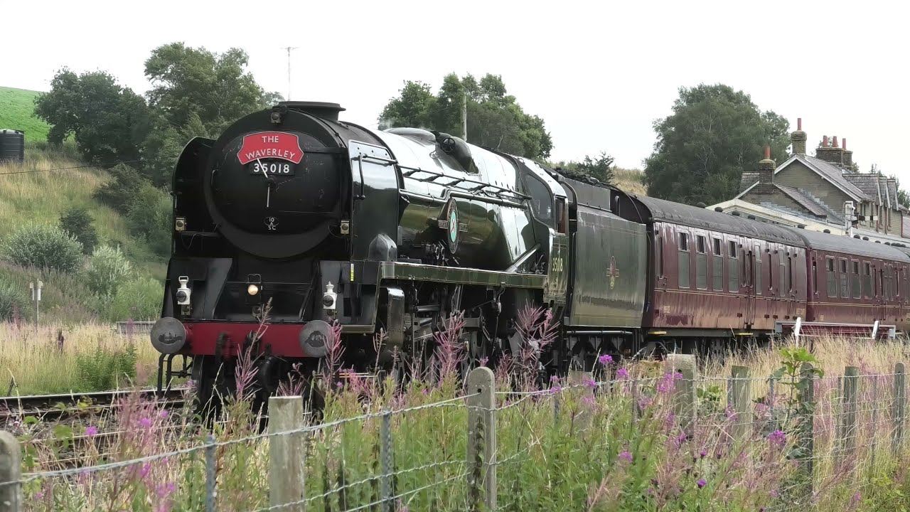 British India Line Steam Train, Hellifield 15th August 2021 - YouTube