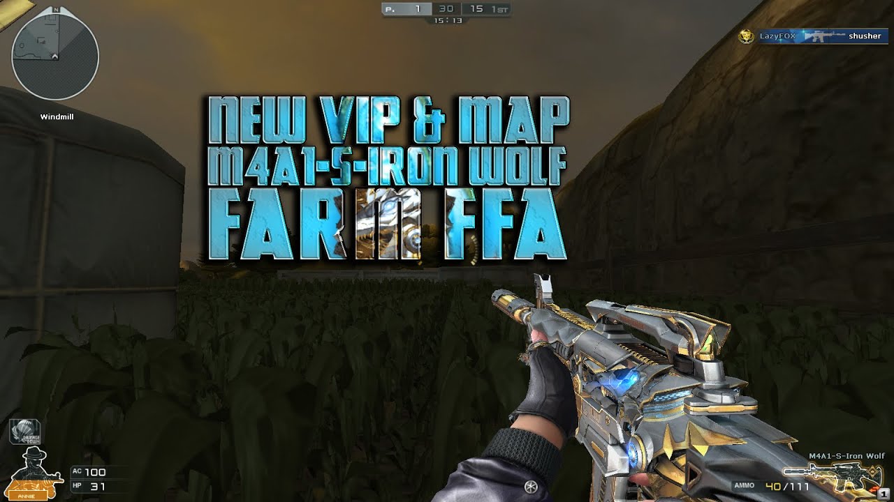 Crossfire West | NEW M4A1-S-Iron Wolf and NEW map FARM FFA - YouTube