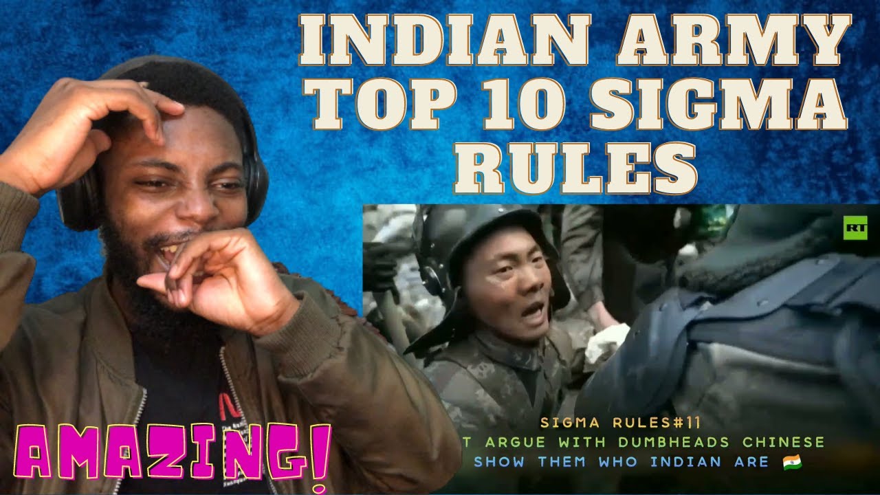 INDIAN ARMY SIGMA RULES| BEST SIGMA RULES INDIAN ARMY | REACTION! - YouTube
