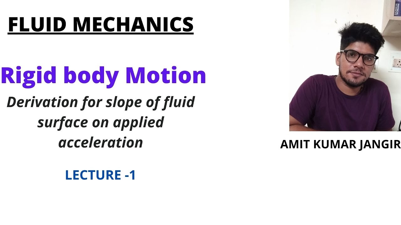 Rigid body motion for translation, derivation of basic equation # ...