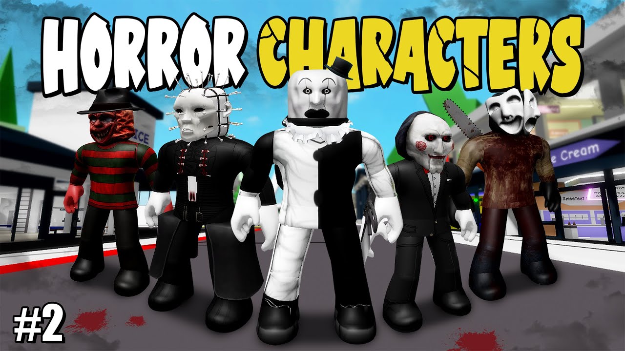 Aku Membuat HORROR CHARACTERS Di Brookhaven W/codes - Roblox Part 2 ...