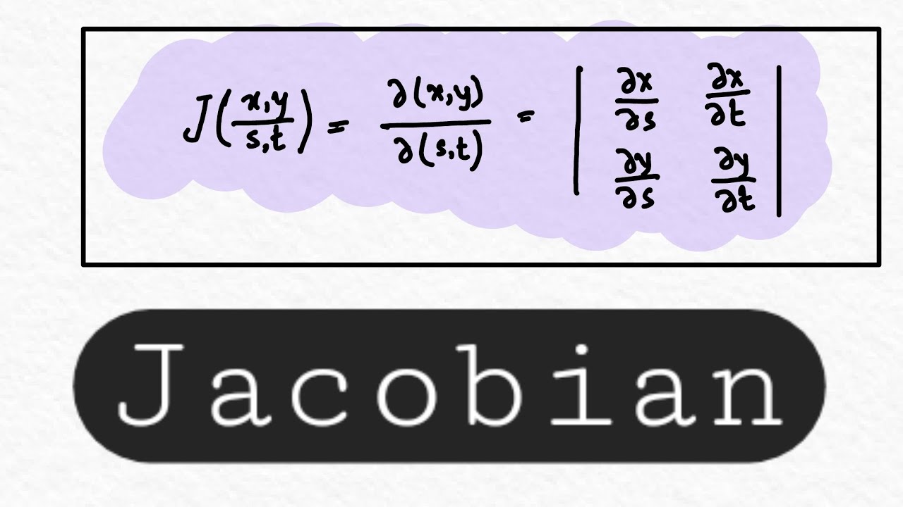 Jacobian I change of variables I finding area & volume elements in ...
