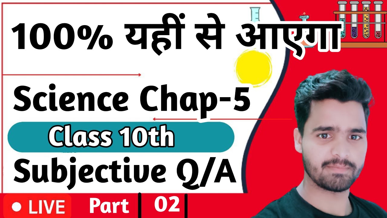 Jac Board Class 10 Science most important subjective questions answer ...