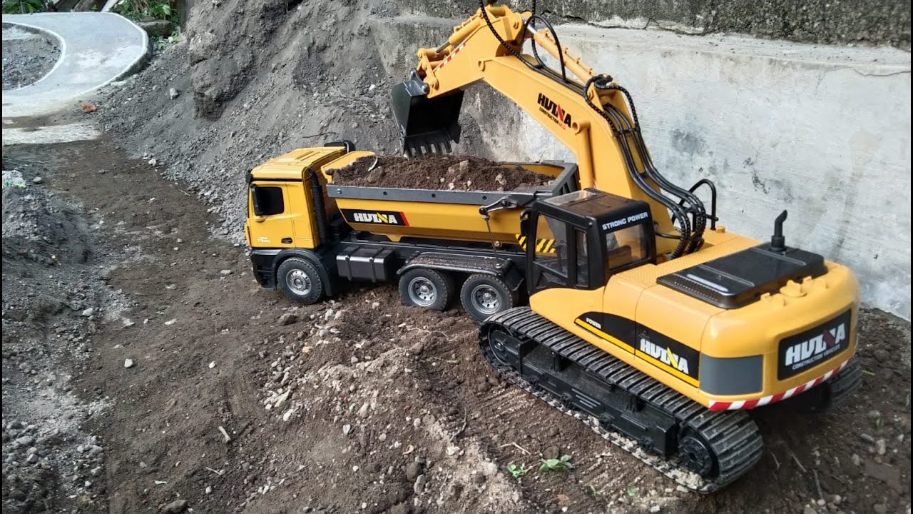 TRUCK RC DAN EXCAVATOR RC - YouTube