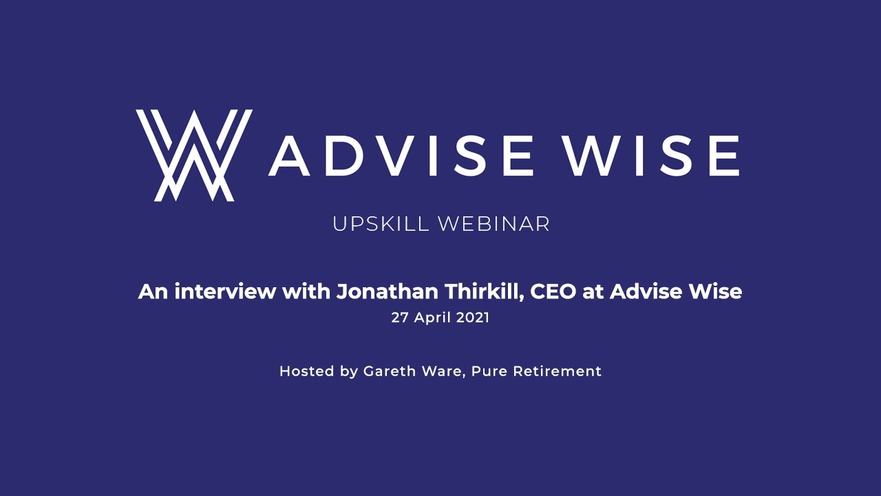 An interview with Jonathan Thirkill, CEO at Advise Wise - YouTube