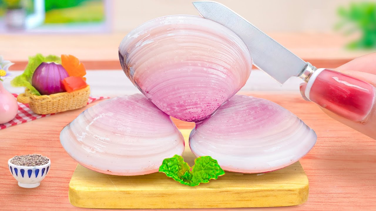 Delicious Miniature Fried Clams Recipe Idea For Dinner 🐚 ASMR Cooking ...