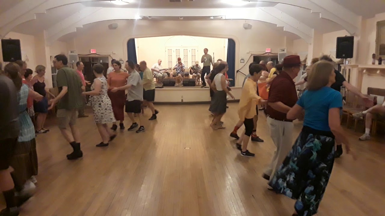 Contra dance - music by Three Crooked Men with caller Wade Pearson ...