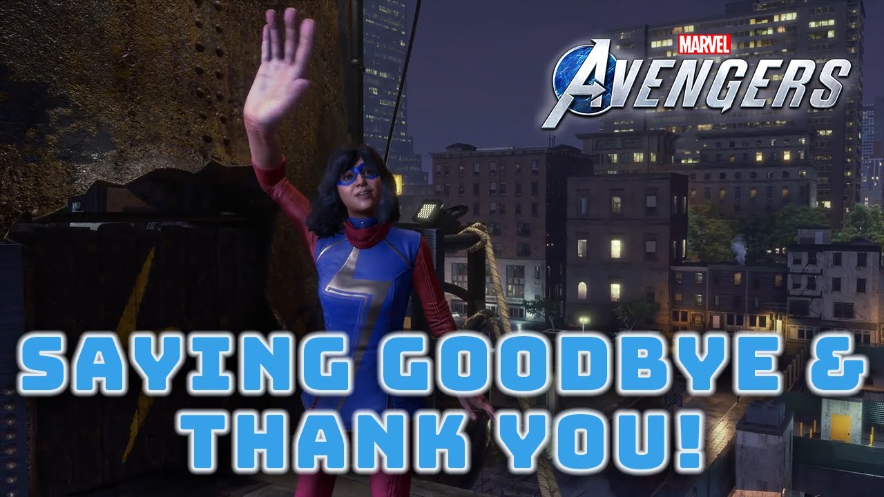 Marvel's Avengers says Goodbye! Ms. Marvel, Sandra Saad, says Goodbye ...