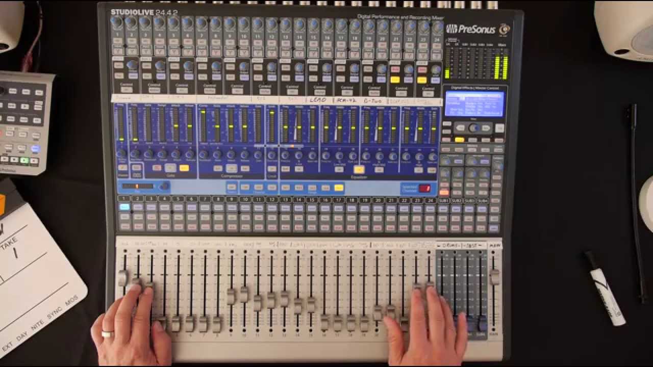 PreSonus StudioLive Input Channel Controls - (2 of 7) - YouTube