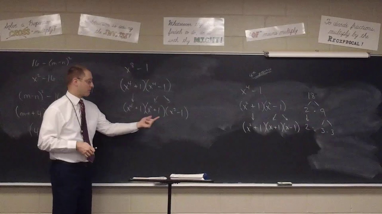 Algebra I Lesson 66 - YouTube