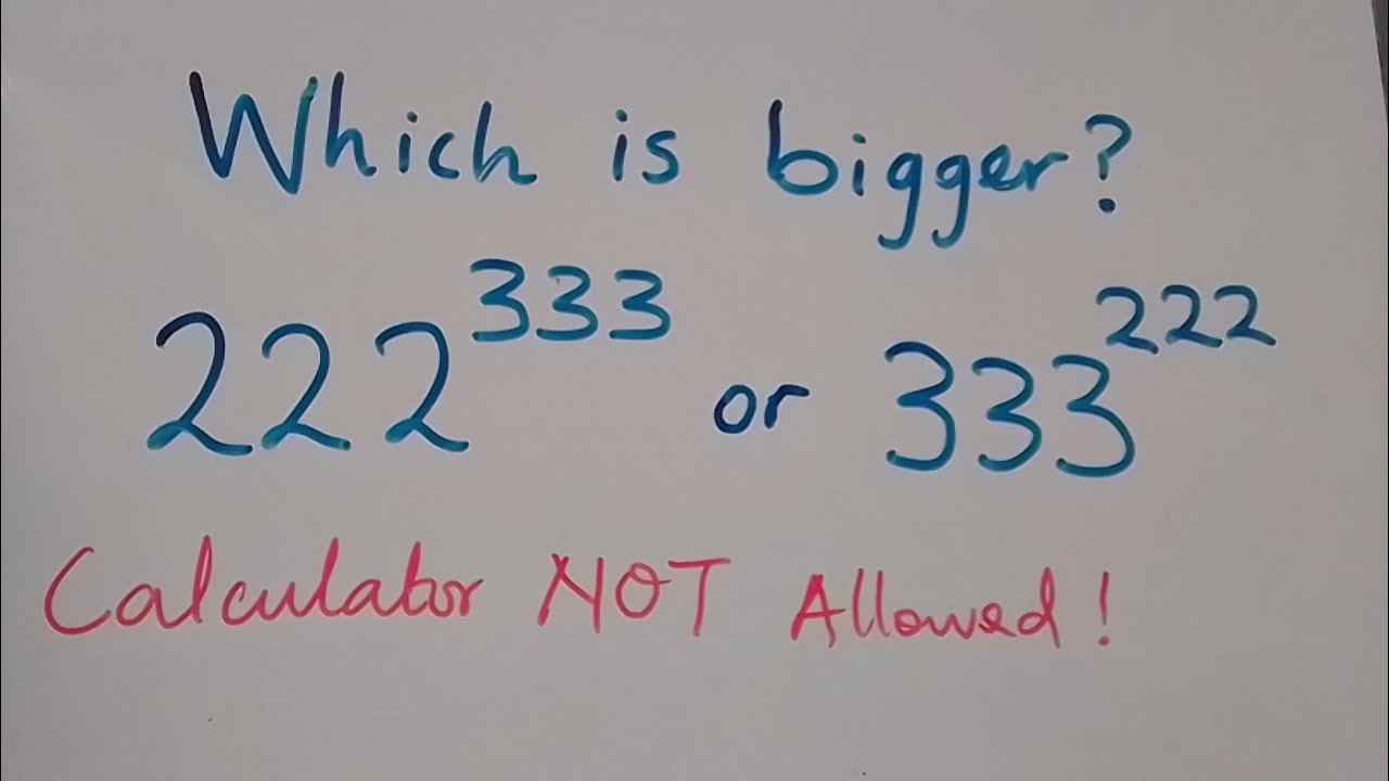 Nice Exponent Math Simplification - YouTube