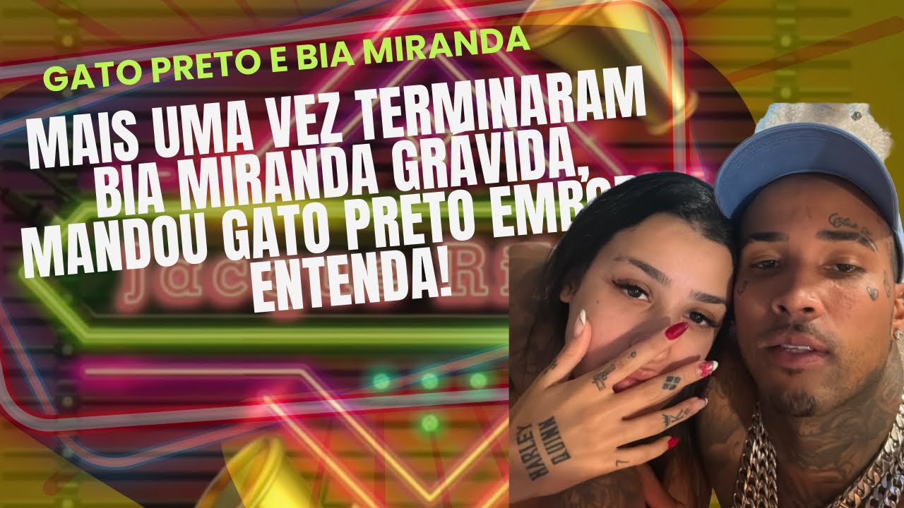 Bia Miranda grávida terminou com gato preto mais uma vez Veja o motivo ...