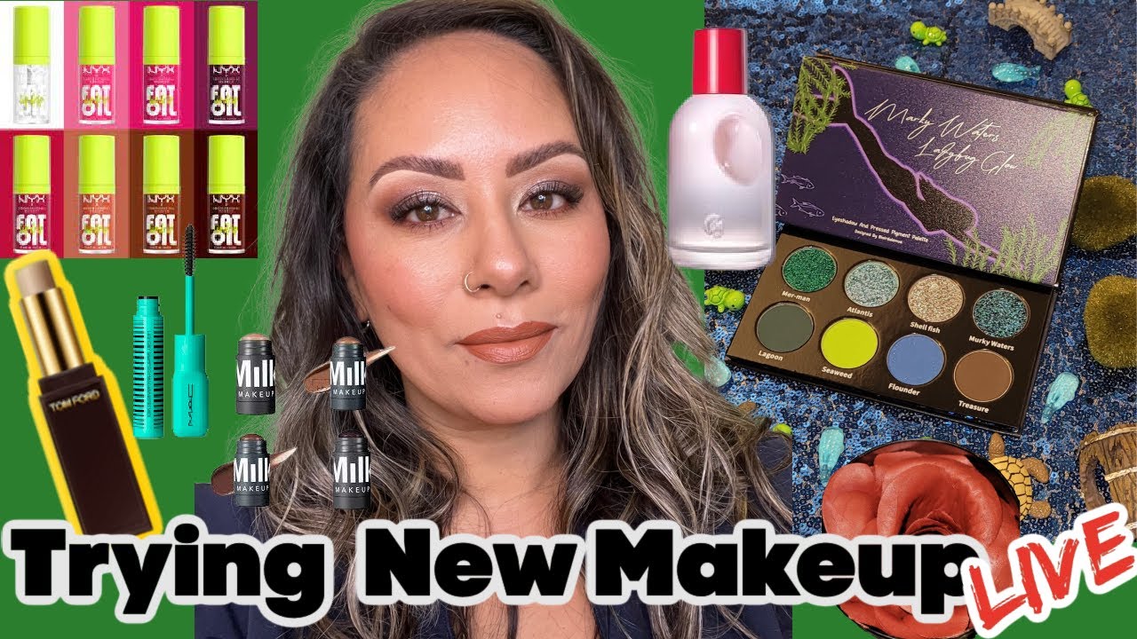 TRYING NEW MAKEUP | MAKEUP & CHILL | TOM FORD | MAC | LADYBUG GLOW ...