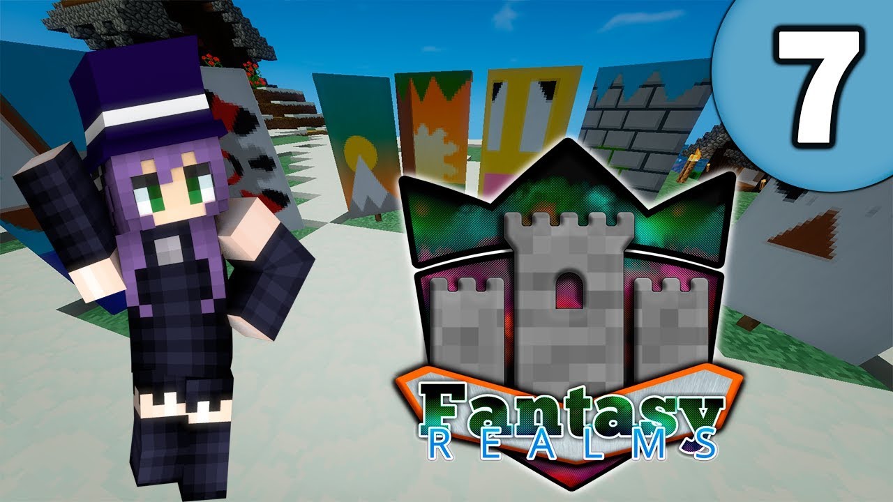 BANNERS PARA COMPARTIR!!! Fantasy Realms Ep. 7 | Minecraft Vanilla ...