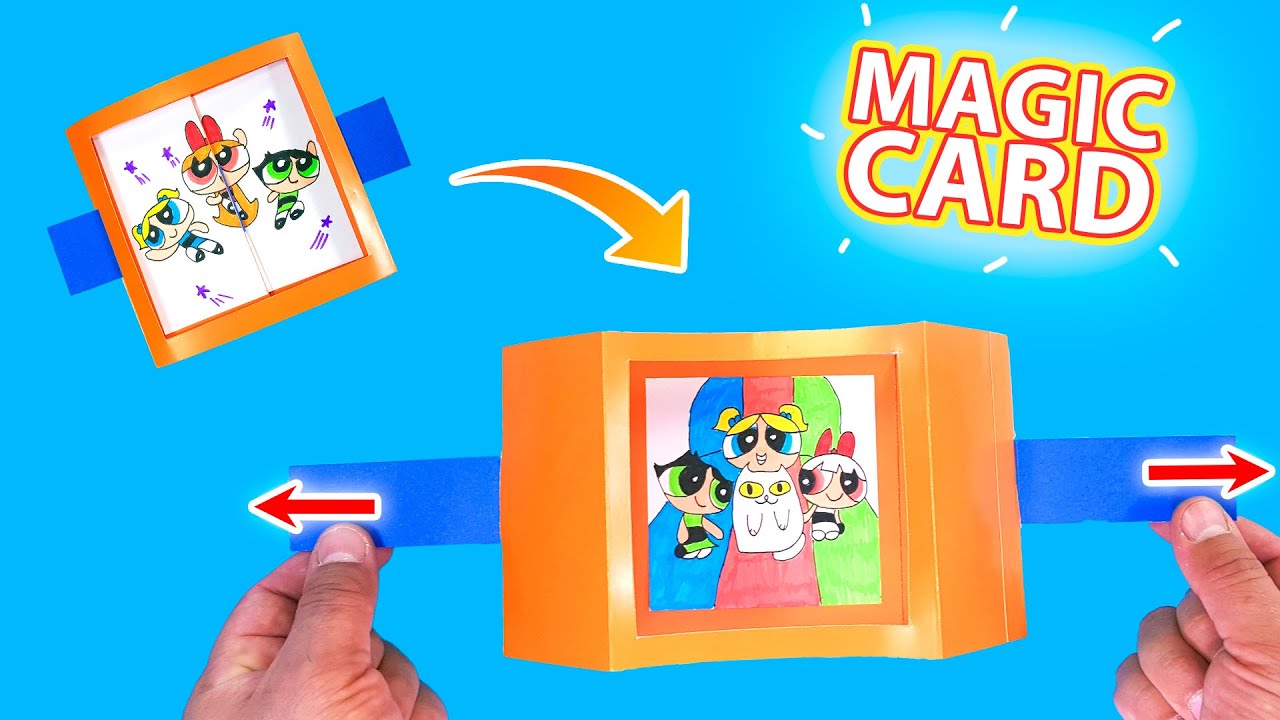 ORIGAMI MAGICAL TRICKS TO TRY NOW. Magic Card - Easy Paper craft ...