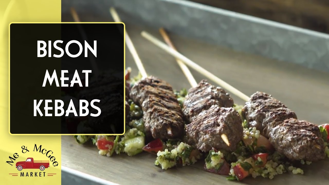 Benefits of Bison Meat | Kebab Recipe - YouTube